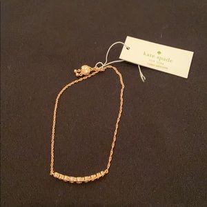 kate spade | Jewelry | Nwt Kate Spade Rose Gold Slide Bracelet | Poshmark